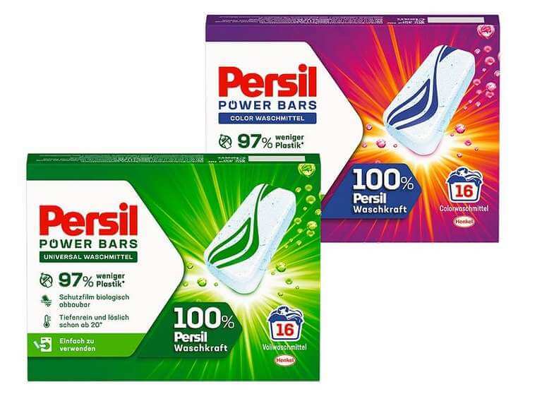 Persil Power Bars Gratis Testen - Universal oder Color - SparMC